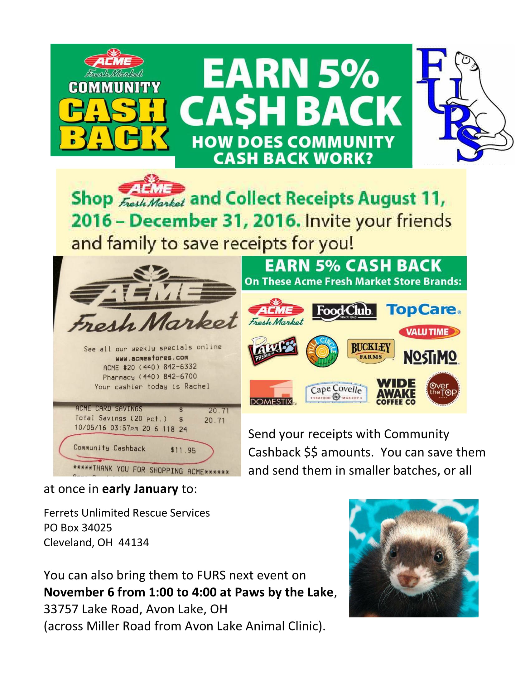 Ferrets Unlimited Rescue Services - Cleveland, Ohio