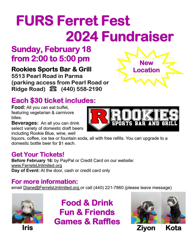 Ferrets Unlimited Rescue Services - Cleveland, Ohio